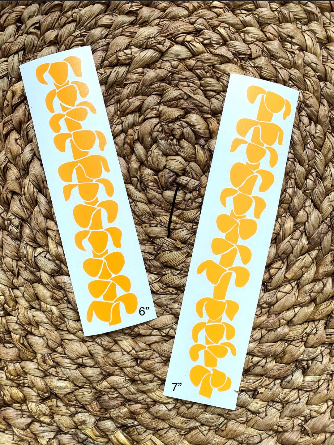 Puakenikeni Lei Strip Vinyl Cut Decal - Etsy