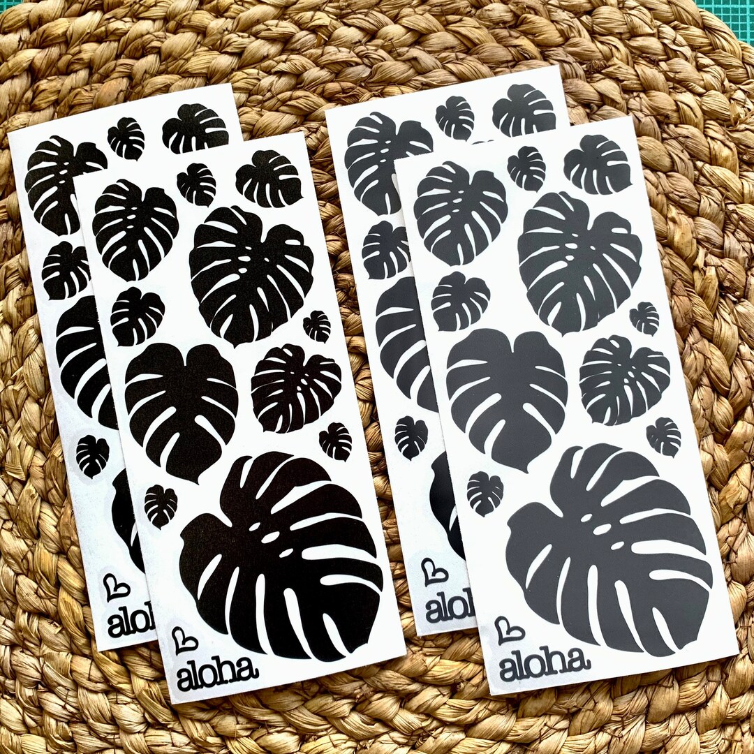 MONSTERA Vinyl Decal - Etsy
