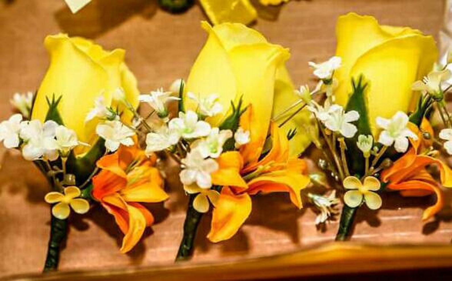 Yellow Rose Boutonniere, Spring Boutonniere, Yellow Wedding Flowers ...