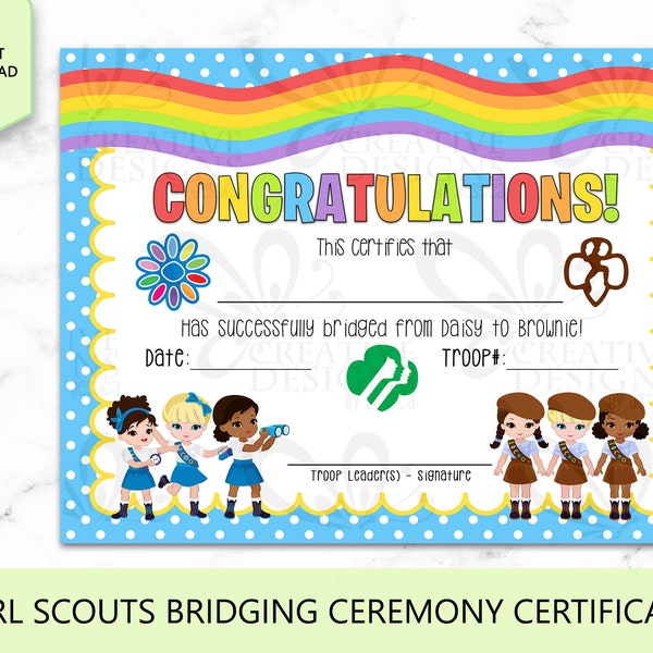 Girl Scout Bridging - Etsy