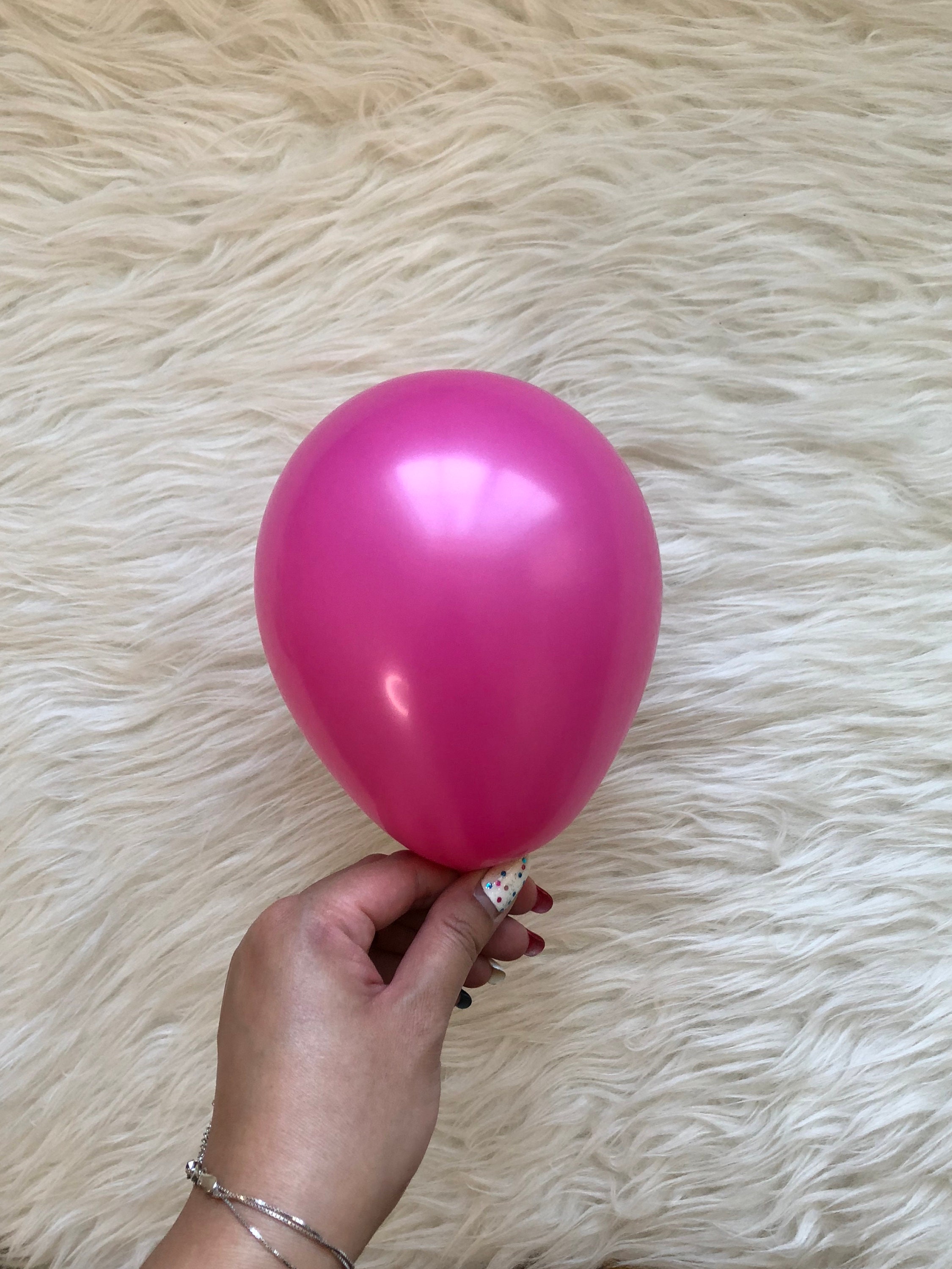 5 Inch Magenta Latex Balloons / Mini Balloons/ Small Latex Balloons ...
