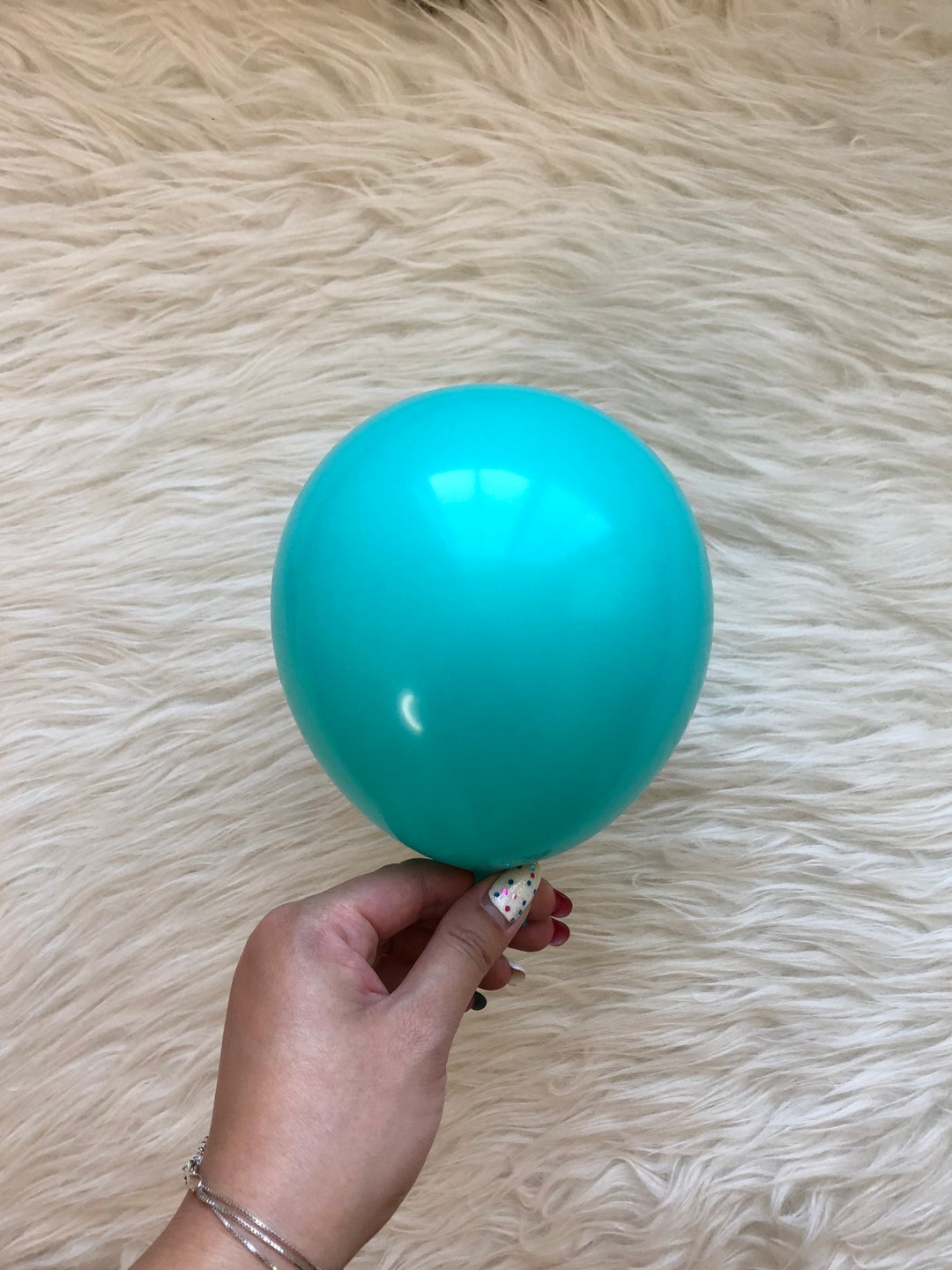 Mini Caribbean Blue Latex Balloons/ 5 Inch Clear Latex Balloons/ Small ...