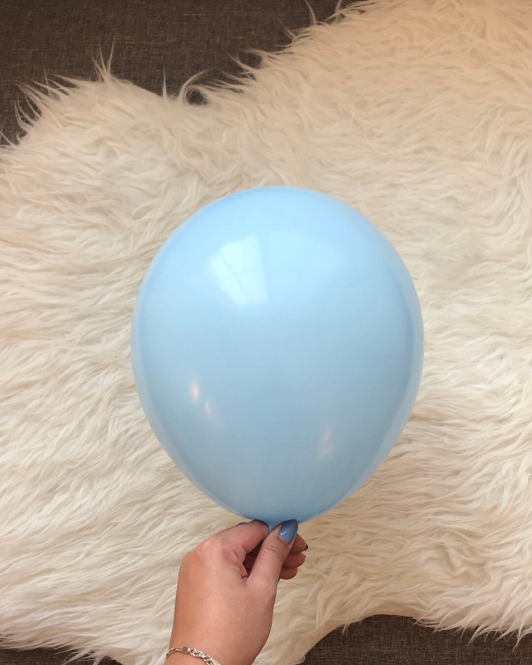 Baby Blue Latex Balloons/ Baby Blue Party Balloons/ Custom Balloons ...