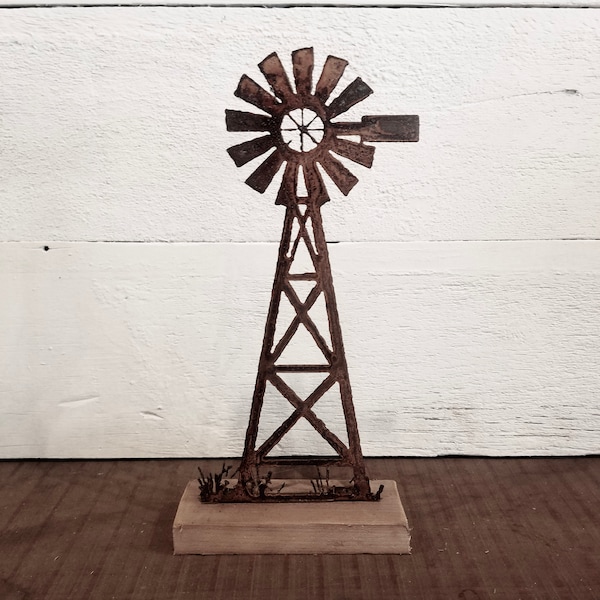 Metal Windmill - Etsy