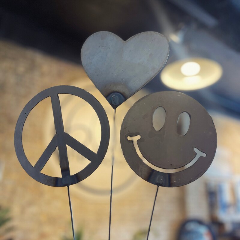 Peace Sign Yard Art - Etsy