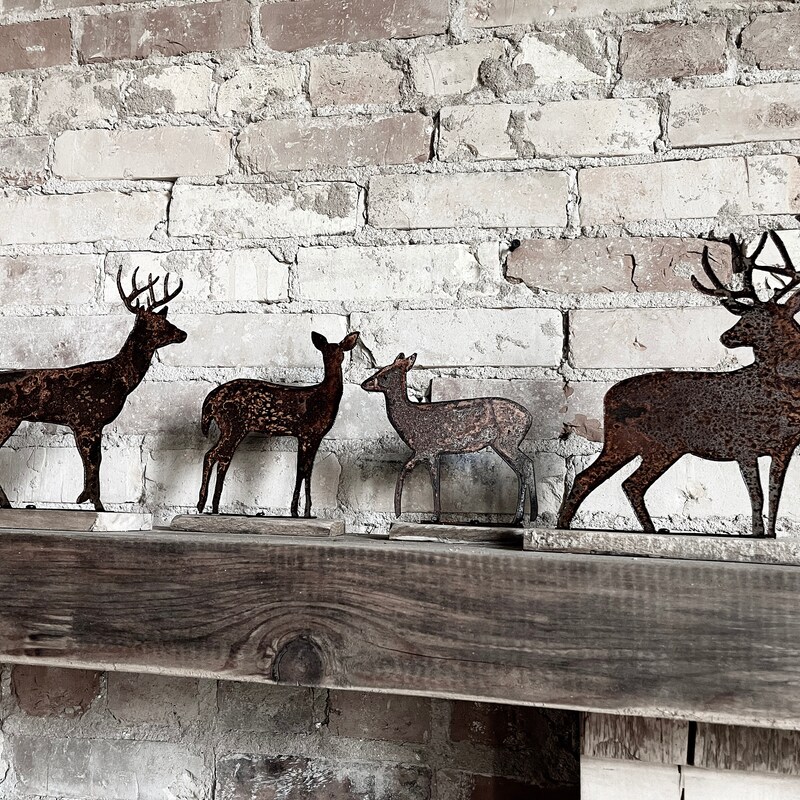 Rustic Deer - Etsy