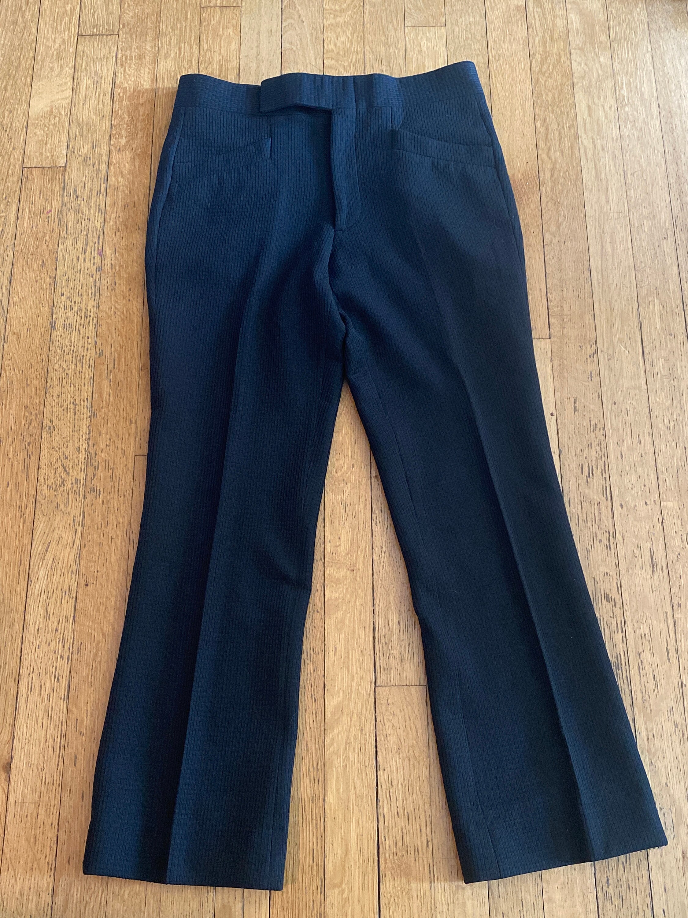 Vintage Flares Black Textured 32” - Etsy