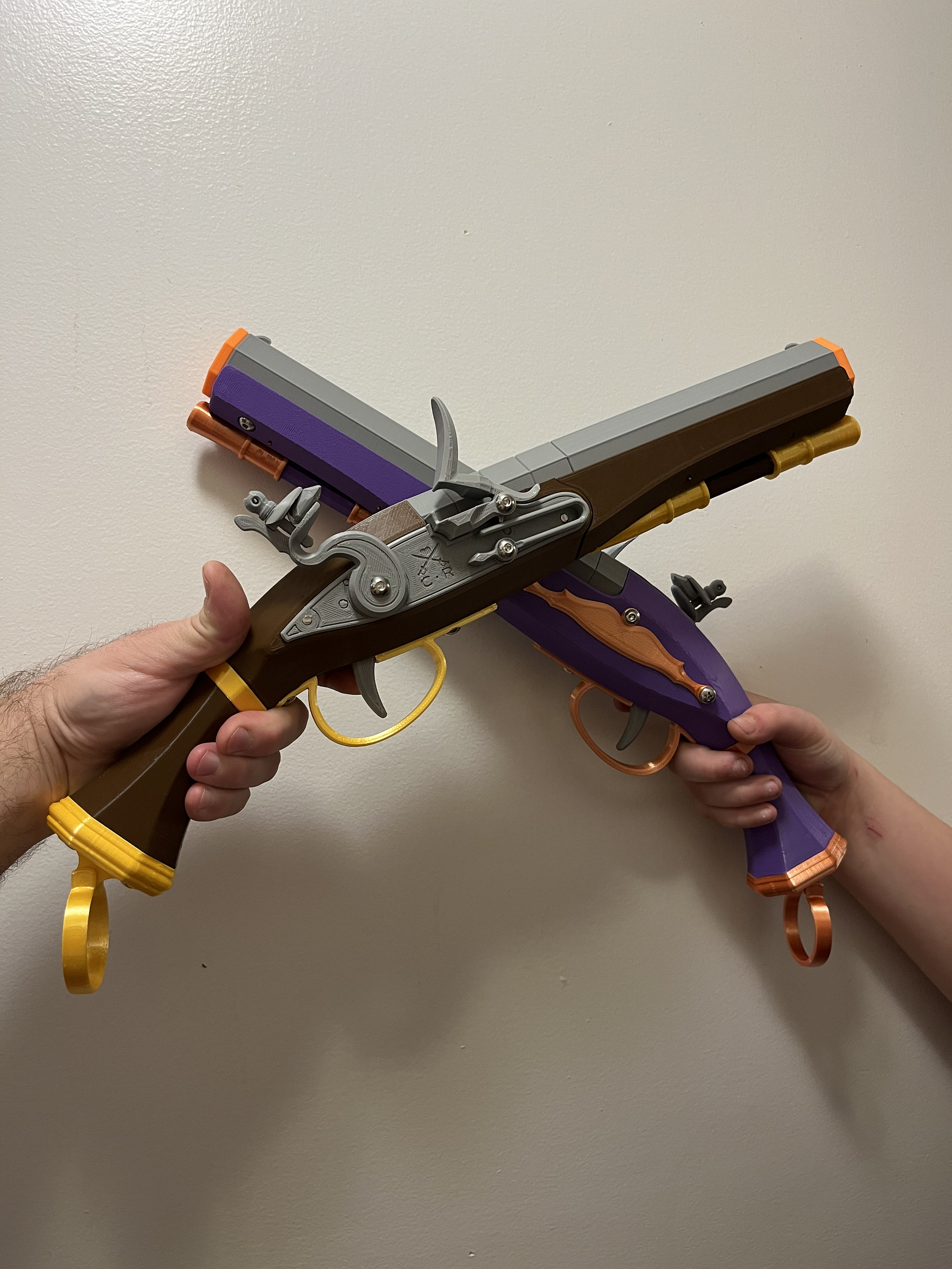 3d-printed Flintlock Pistol That Fires Nerf Bullets or Balls ...