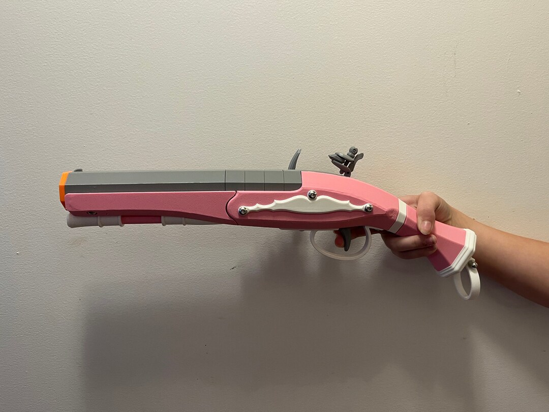 3d-printed Flintlock Pistol That Fires Nerf Bullets or Balls ...