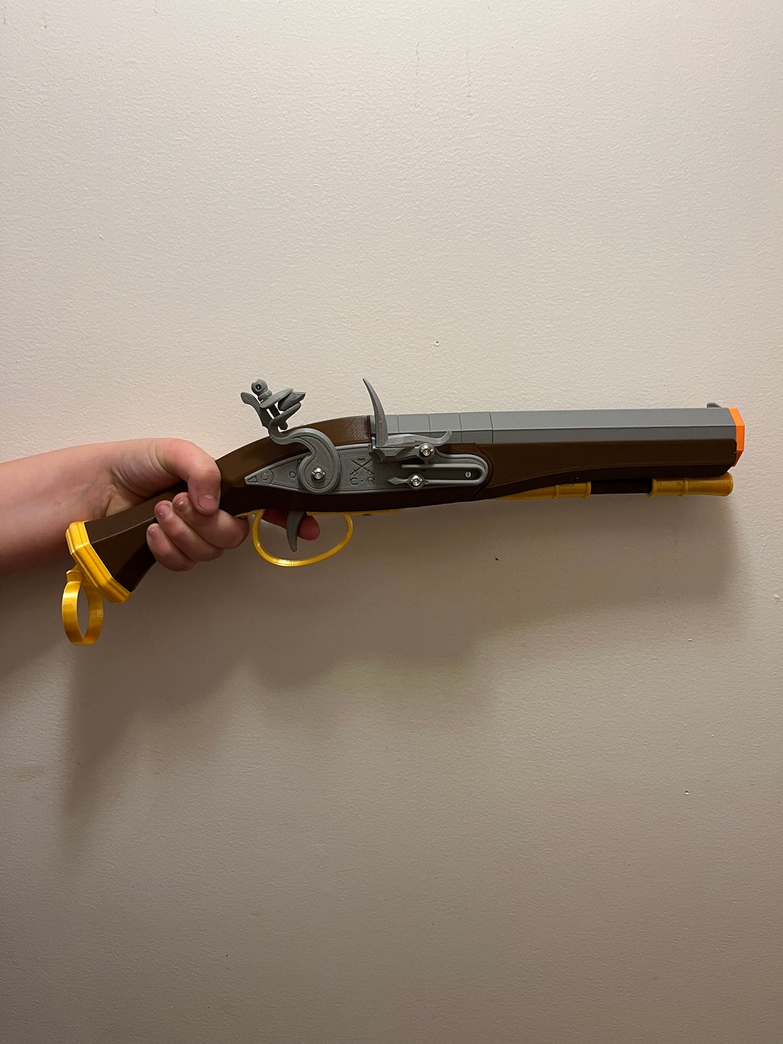 3d-printed Flintlock Pistol That Fires Nerf Bullets or Balls ...