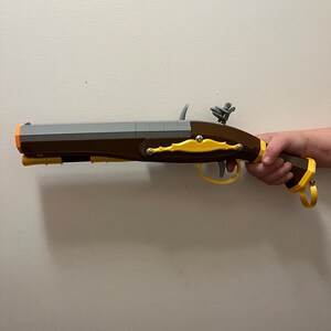 3d-printed Flintlock Pistol That Fires Nerf Bullets or Balls ...