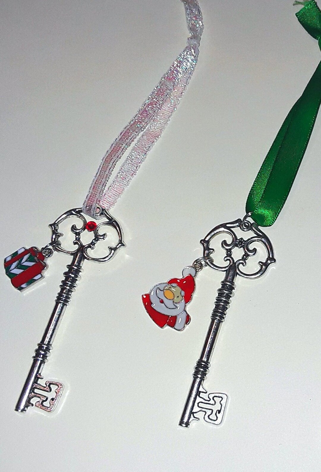 MAGIC SANTA KEYS - Large Bright Silver Color- How Santa Gets in When ...