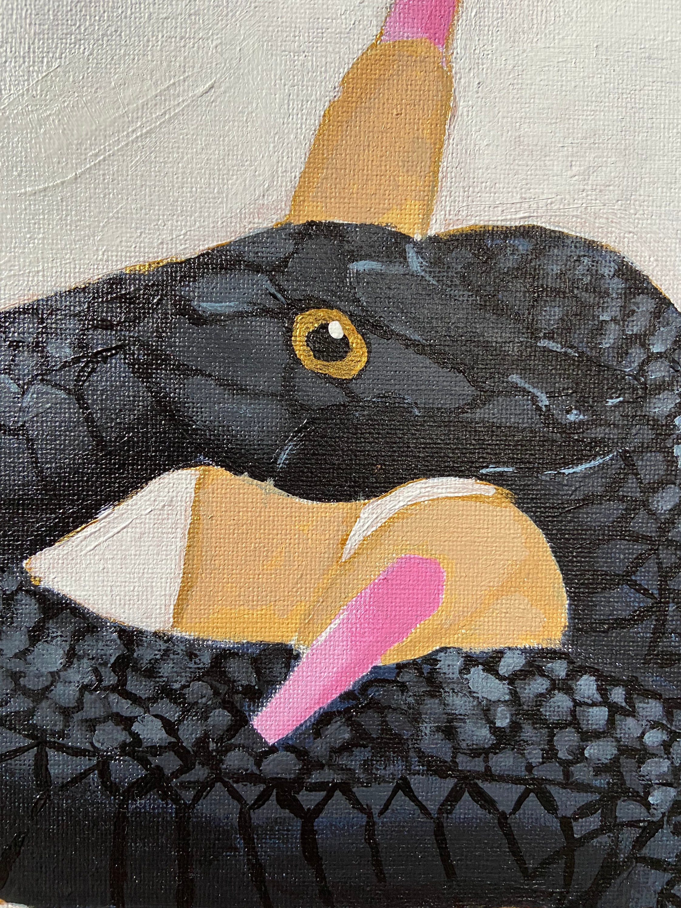 Original Acrylic Painting of Hand and Snake - Etsy