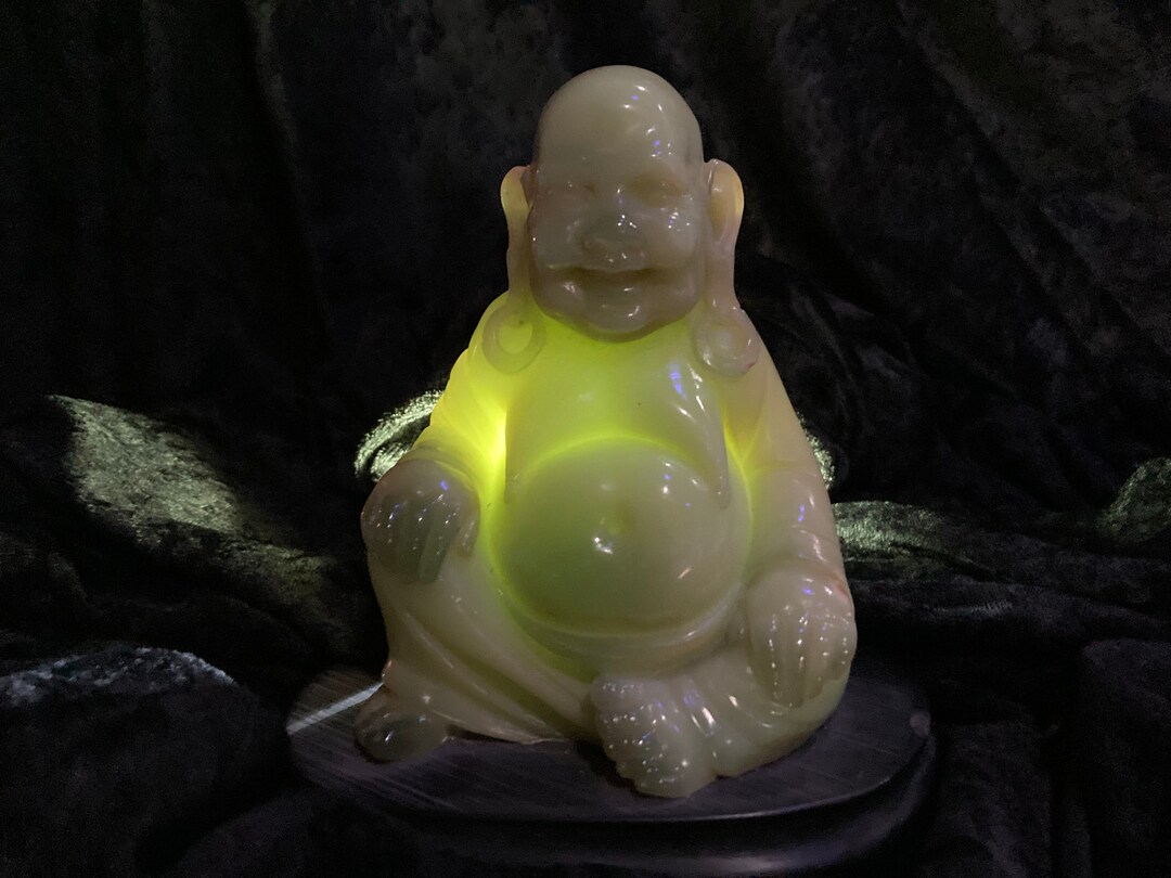 Vintage A. Santini Resin Buddha Sculpture - Etsy