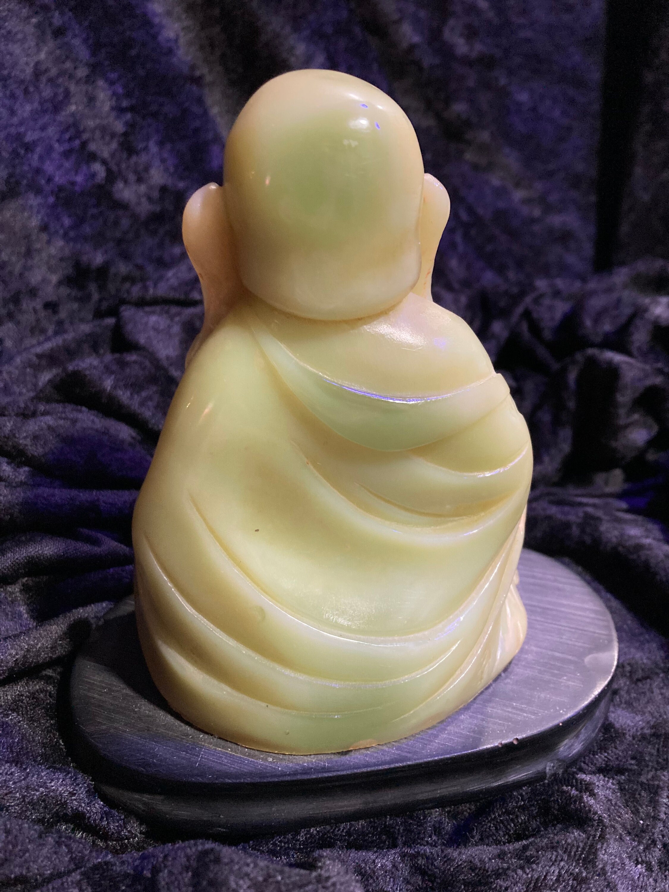 Vintage A. Santini Resin Buddha Sculpture - Etsy