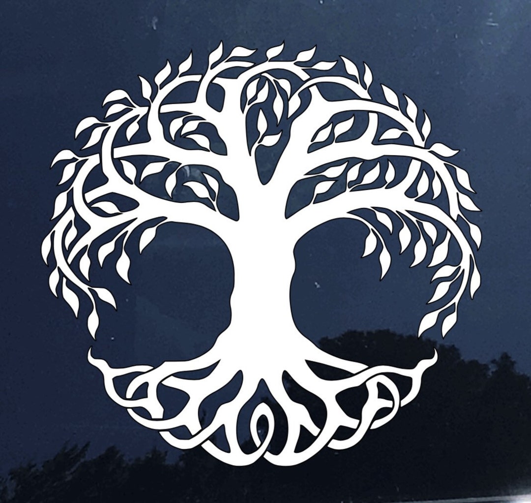 Tree of Life Vinyl Decal 2 Sizes, Wall or Outdoor Application - Etsy