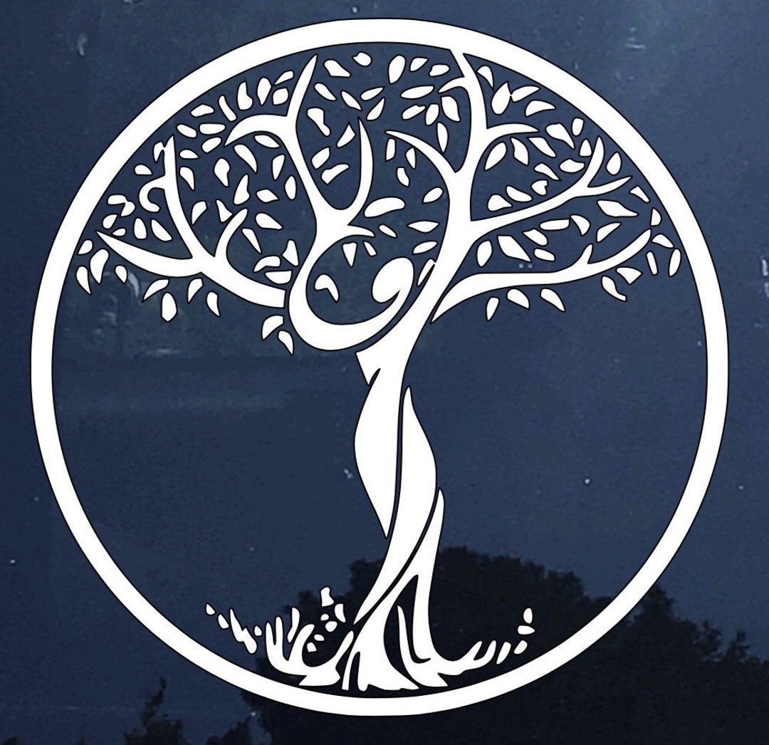 Tree Of Life Vinyl Decal 2 Sizes Wall Or Outdoor Application Etsy