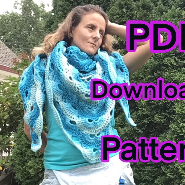 German Shells Shawl - Etsy