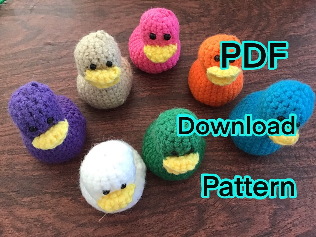 Quack up Your Crochet Skills With This Adorable Stuffed Duck Pattern - Etsy