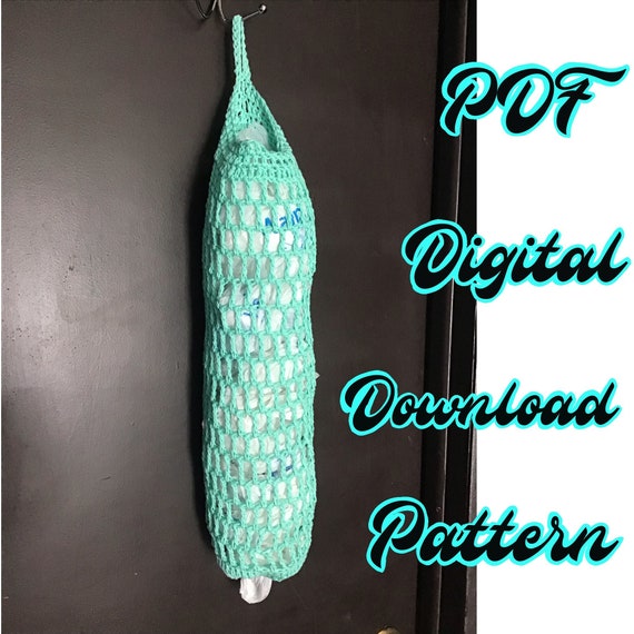 Bag Holder Storage Crochet Pattern PDF | Etsy