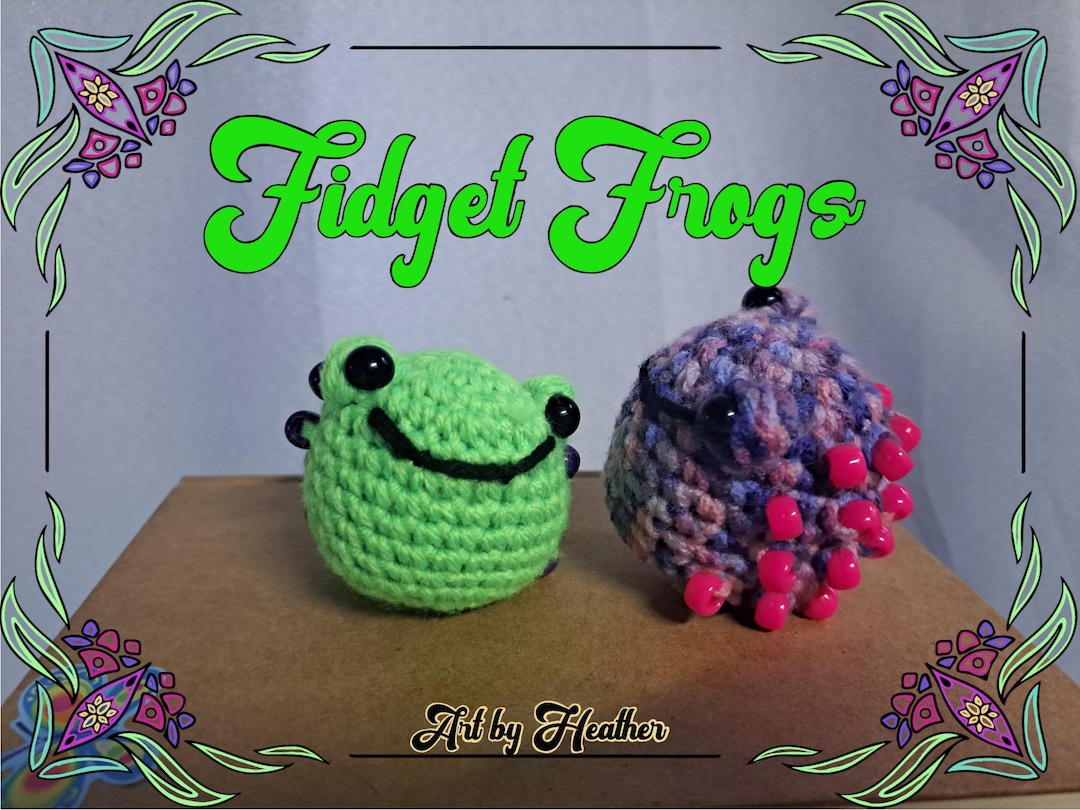 Crochet Your Own Fidget Frog Pattern – Perfect for Anxiety & Focus ...