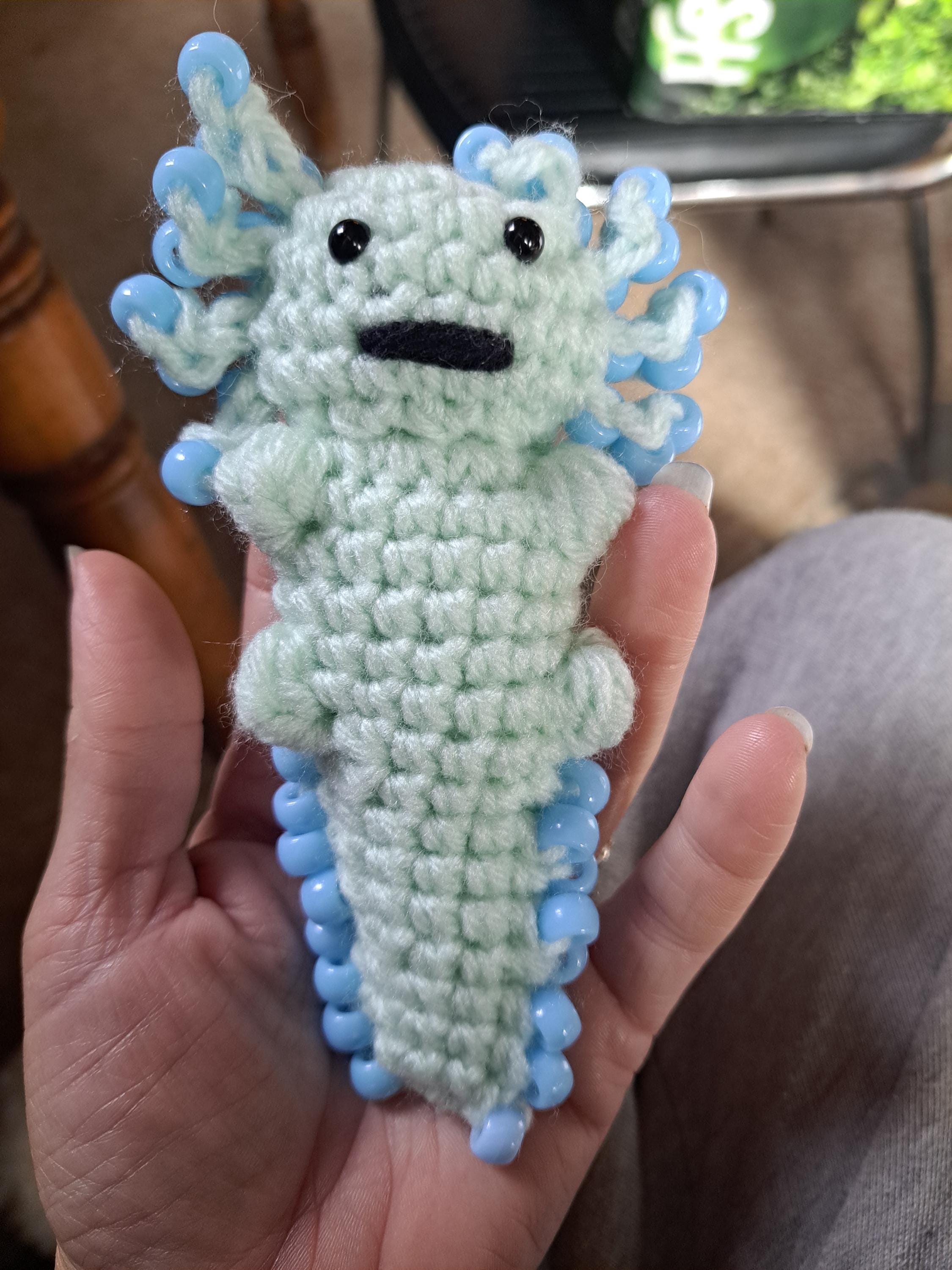 Crochet Your Own Fidget Axolotl Pattern – Perfect for Anxiety & Focus ...