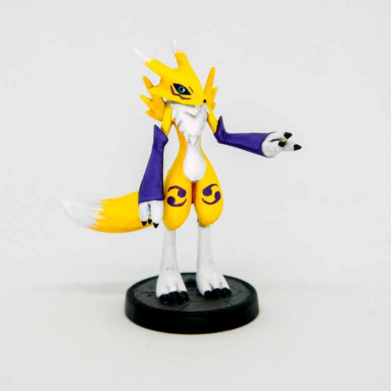 Renamon Figure Digimon TCG Memory Marker 22mm - Etsy Canada