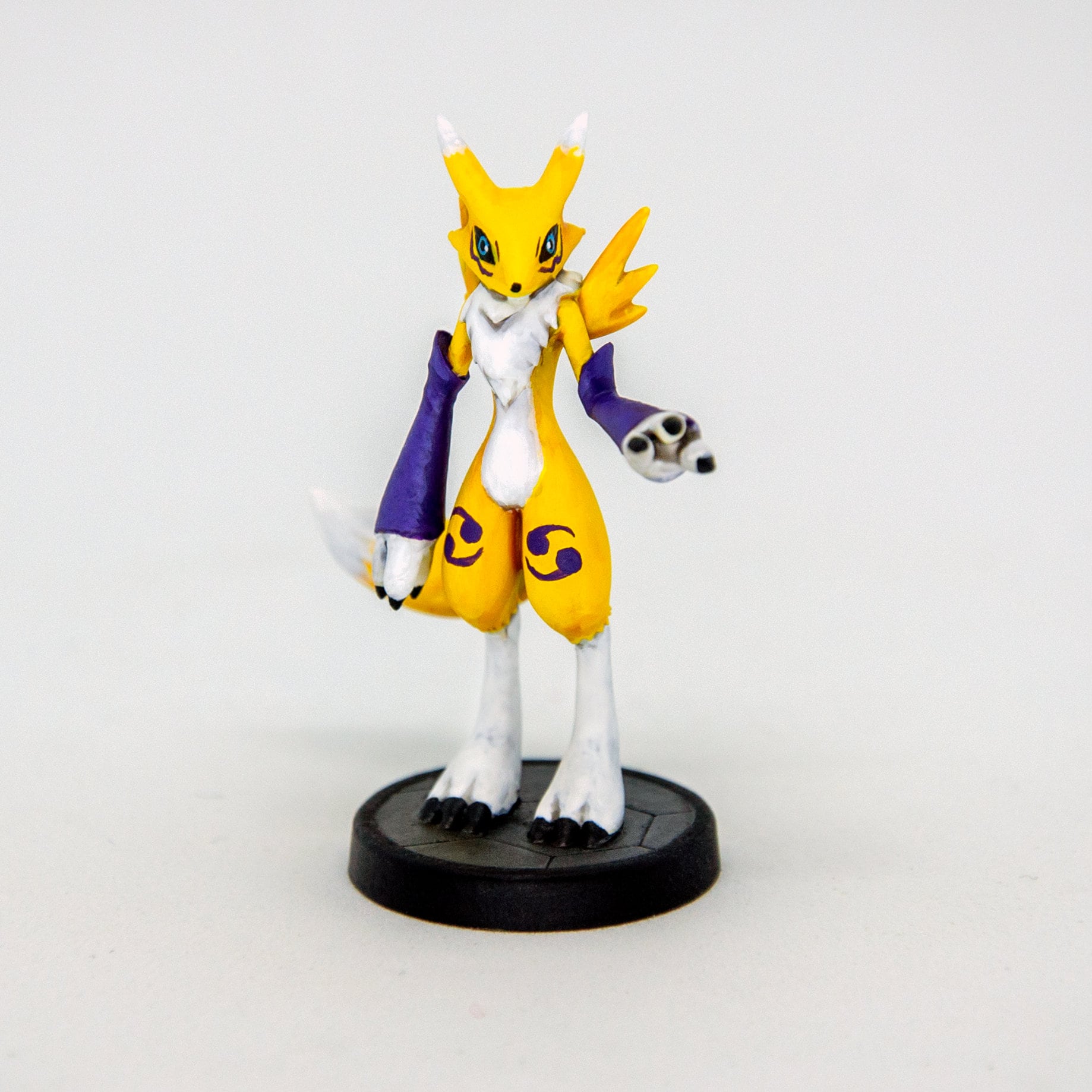Renamon Figure Digimon TCG Memory Marker 22mm - Etsy