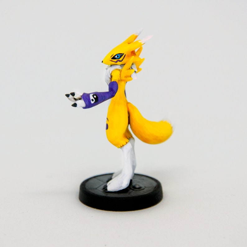 Renamon Figure Digimon TCG Memory Marker 22mm | Etsy Canada