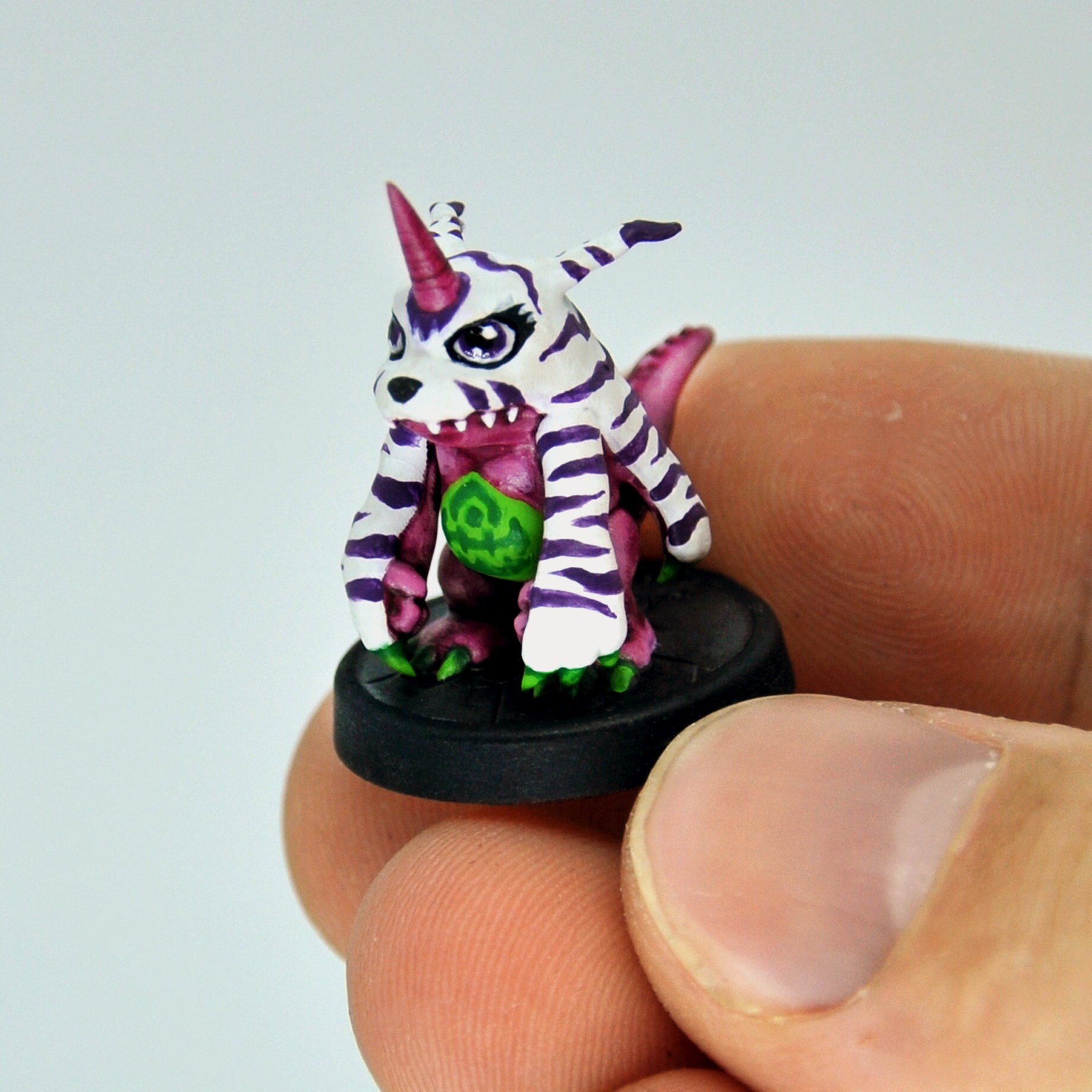 Psychemon Figure Hand Painted 3D Print TCG Memory Marker - Etsy