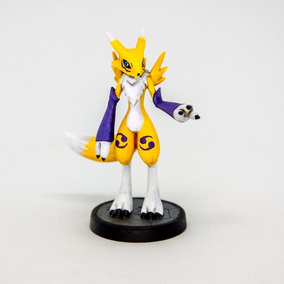 Renamon Figure Digimon TCG Memory Marker 22mm - Etsy Australia