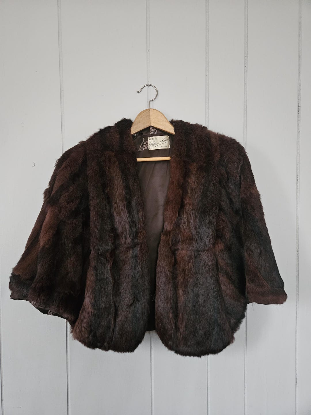 Vintage German Fur Stole, Furs by Weiss & Sons - Etsy