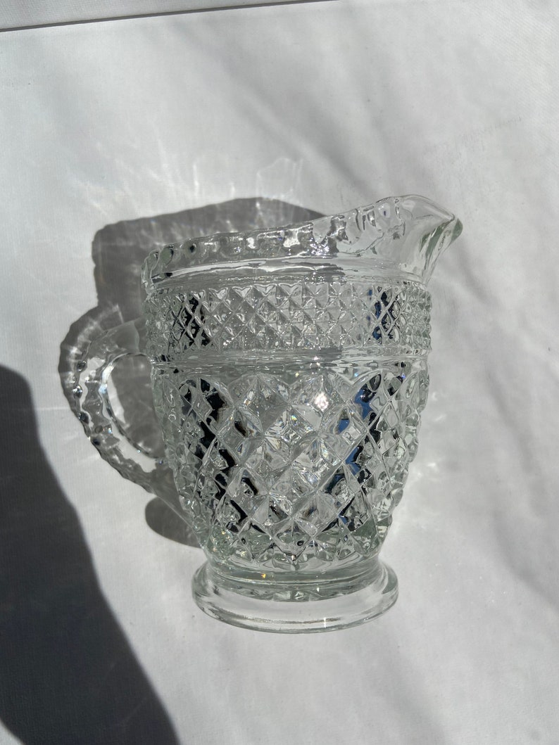 Anchor Hocking Wexford Cream Pitcher - Etsy