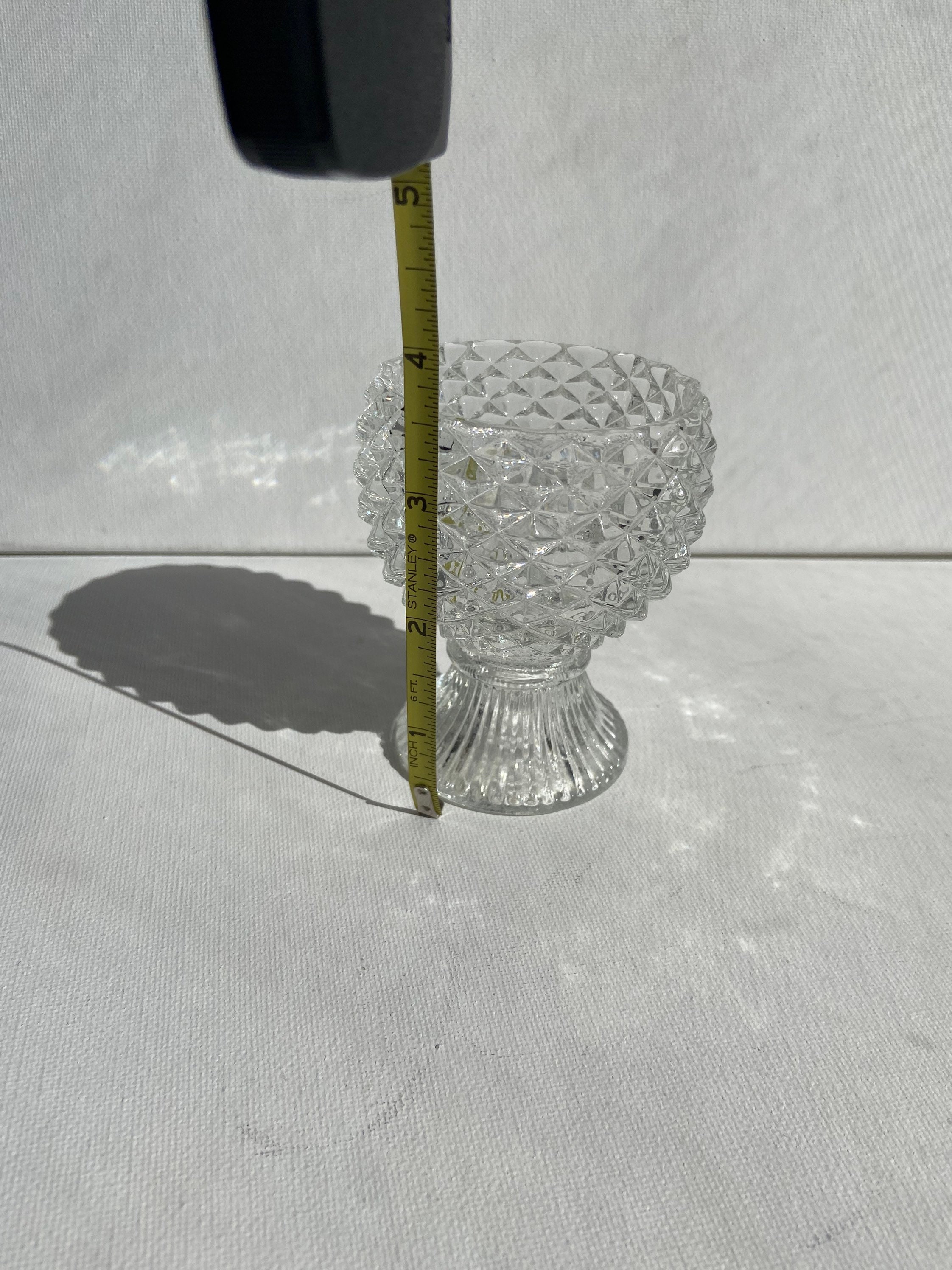Avon Hobnail Clear Glass Footed Votive Candle Holder Set of 2 - Etsy Avon Hobnail Clear Glass Footed Votive Candle Holder Set of 2 - Etsy