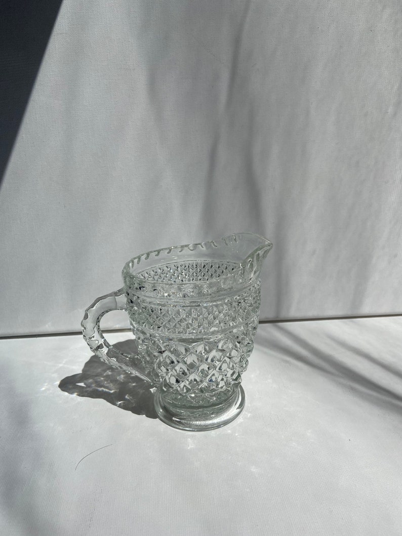 Anchor Hocking Wexford Cream Pitcher - Etsy