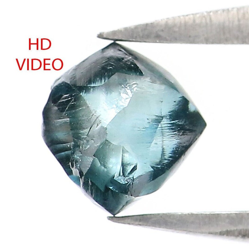 Rough Blue Diamond - Etsy