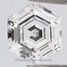 1 CT Hexagon Brilliant Cut Diamond E/F Color VS Clarity Lab Grown ...