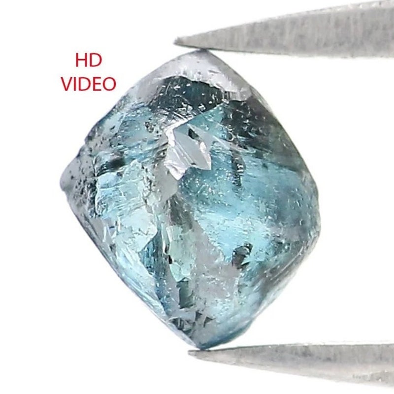 Rough Blue Diamond - Etsy