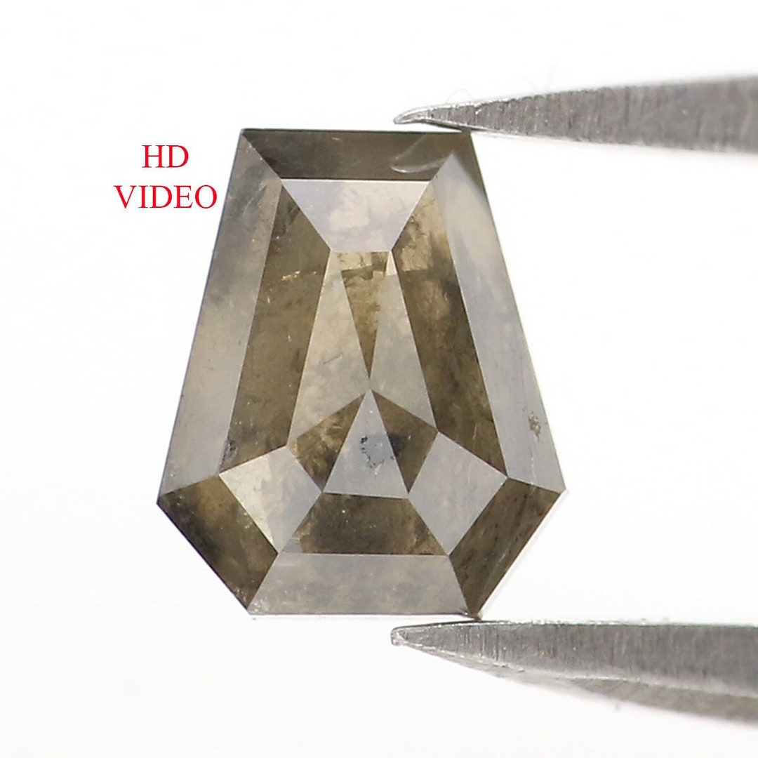 0.90 CT Natural Loose Coffin Diamond Green Color Diamond Natural Loose ...