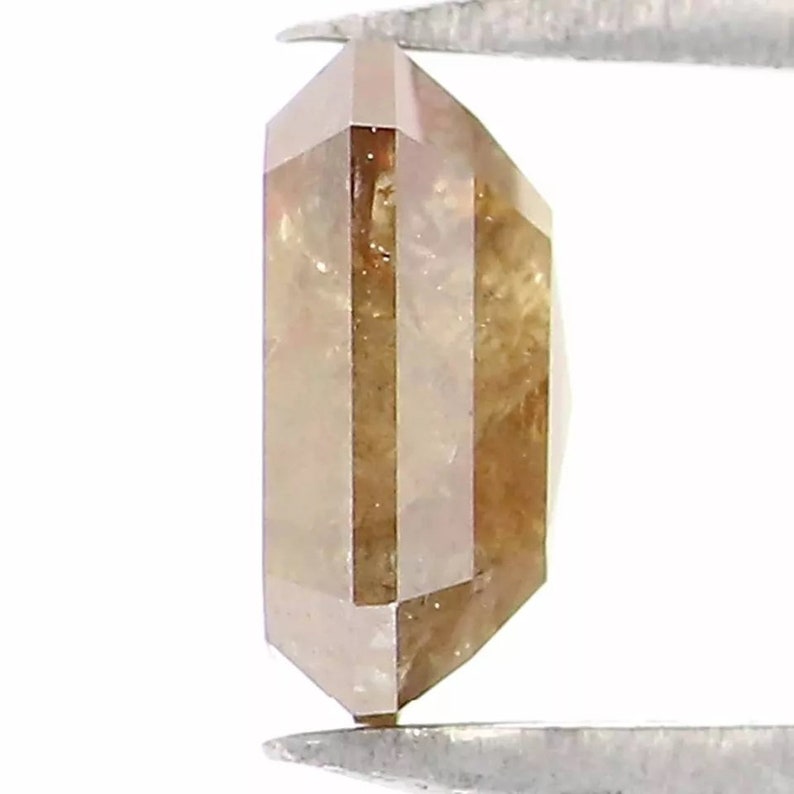 0.68 CT Natural Loose Emerald Shape Diamond Yellow Color Emerald Cut ...