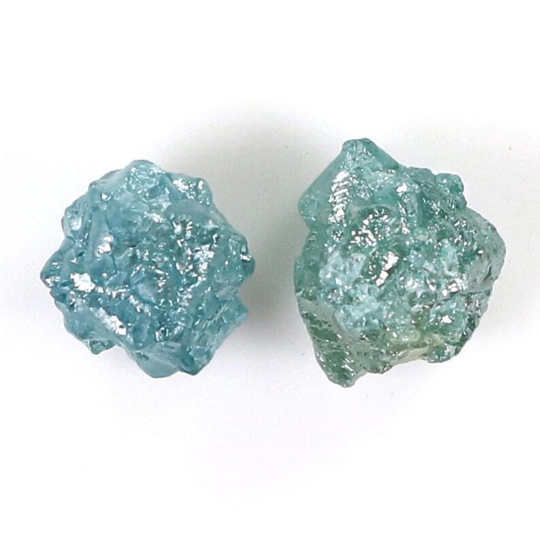 2.72 CT Natural Loose Rough Shape Diamond Blue Color Rough Irregular ...