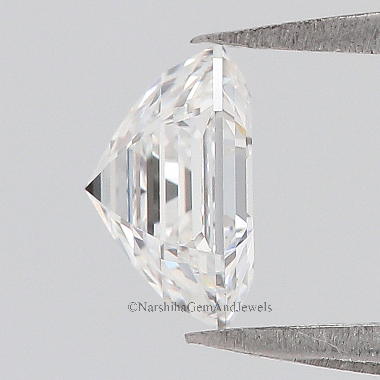 1 CT Hexagon Brilliant Cut Diamond E/F Color VS Clarity Lab Grown ...