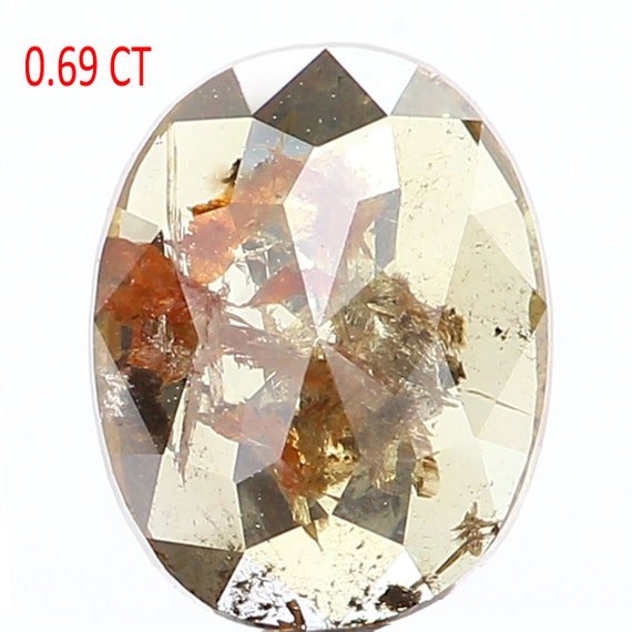 Antique Diamond Real Diamond N1051 Rustic Diamond Oval Diamond Oval Cut ...