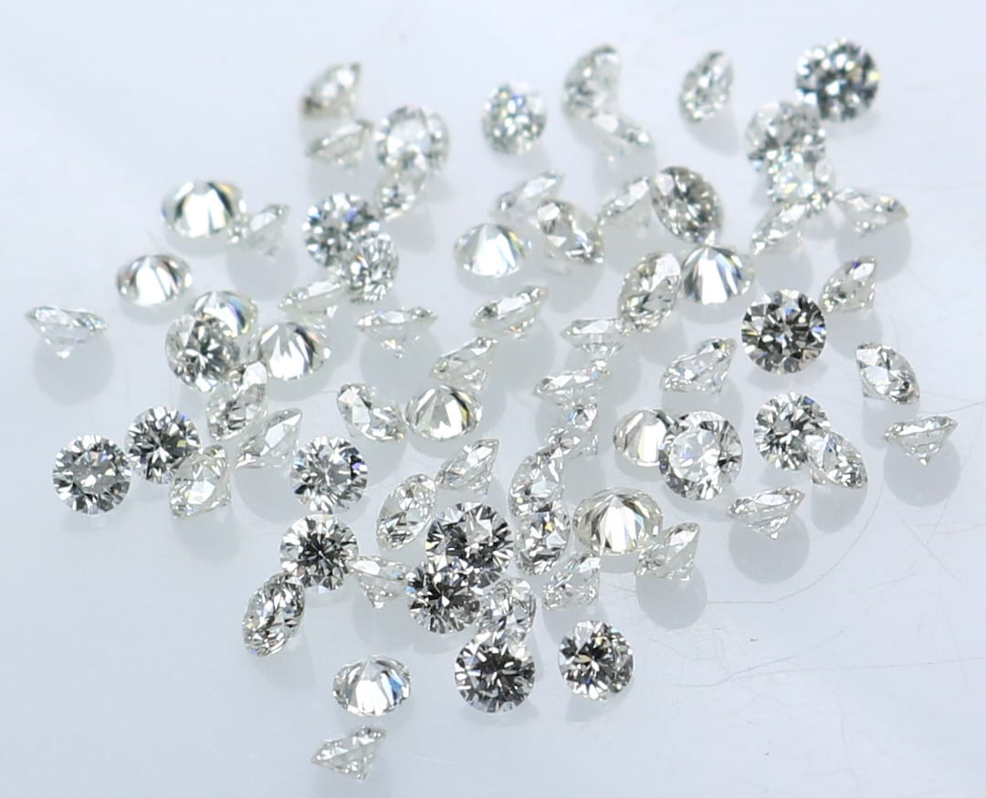 Natural Loose Diamond Round G-H Color VS1-SI1 Clarity 0.90 to 1.60 MM ...