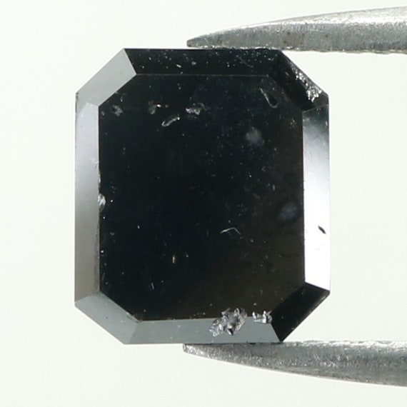 Black Diamond 2.12 Ct Natural Loose Diamond Rose Cut Diamond Antique ...