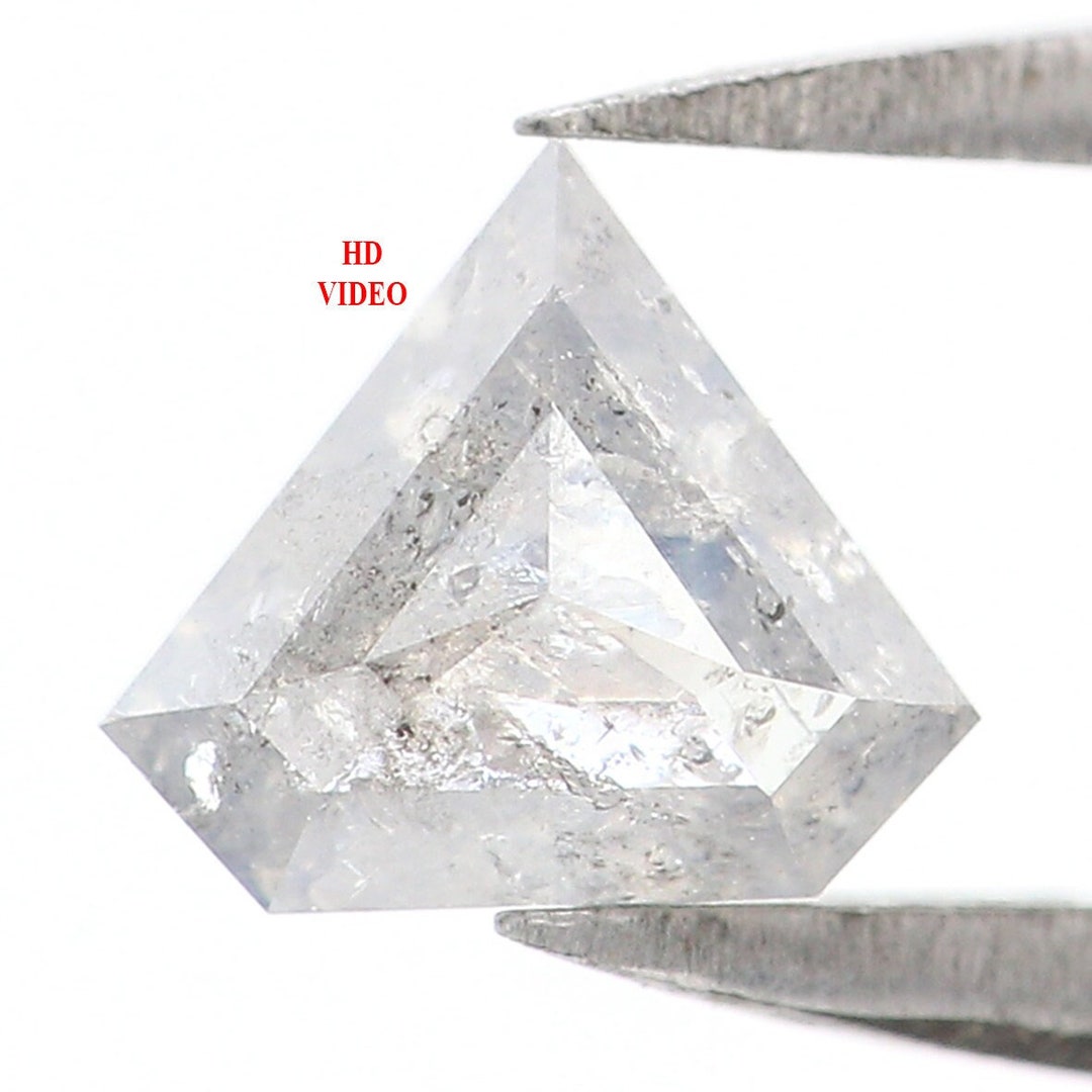 0.55 CT Natural Loose Shield Cut Diamond Milky White Color Shield ...
