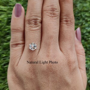 1 CT Hexagon Brilliant Cut Diamond E/F Color VS Clarity Lab Grown ...