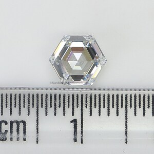 1 CT Hexagon Brilliant Cut Diamond E/F Color VS Clarity Lab Grown ...
