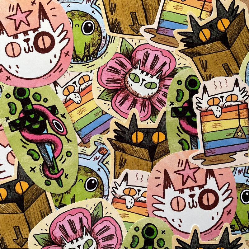 Hand Drawn Stickers - Etsy Australia