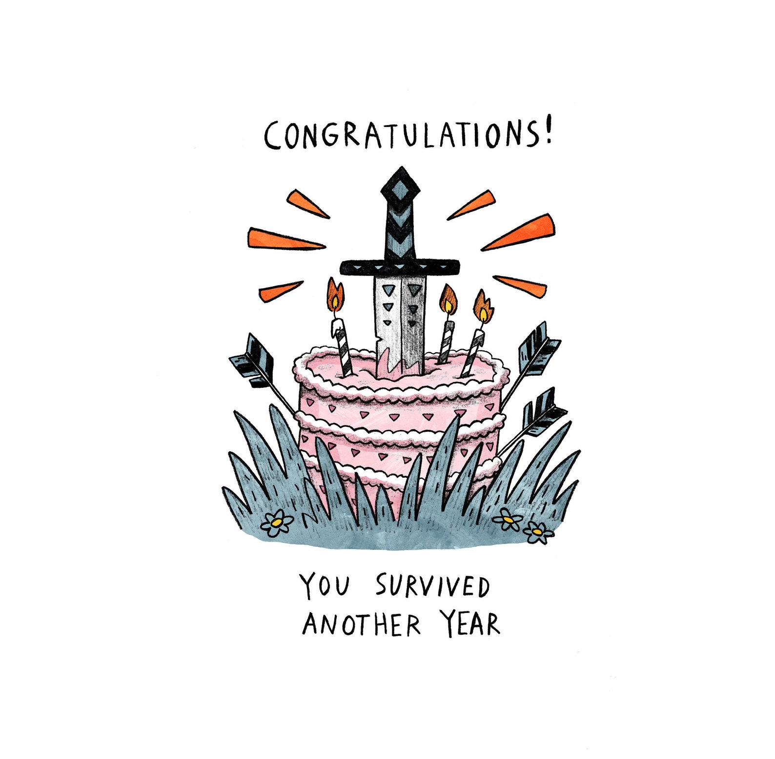 You Survived Birthday Card for Gamers and Geeks | Etsy